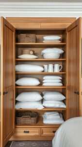 25 Smart Storage Solutions for Extra Bedding and Linens - Residence Revamp