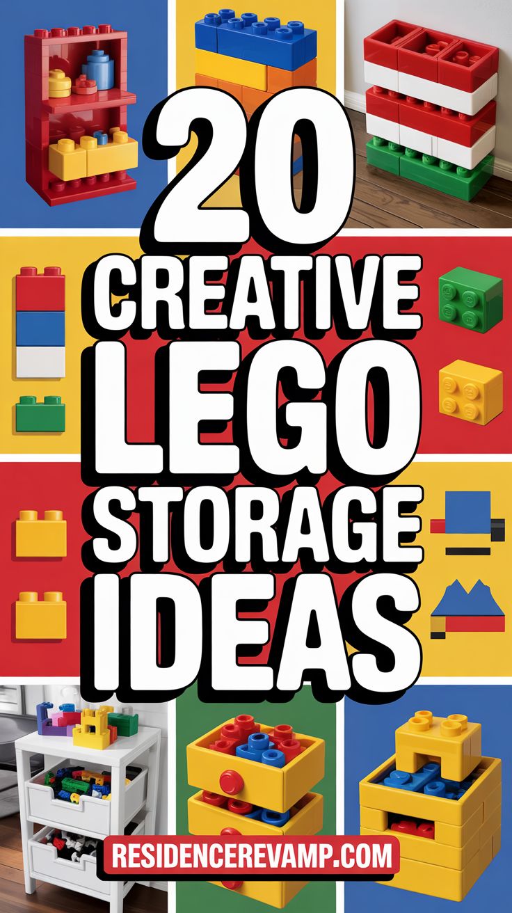 20 Creative Lego Storage Ideas for Organizing Your Collection ...