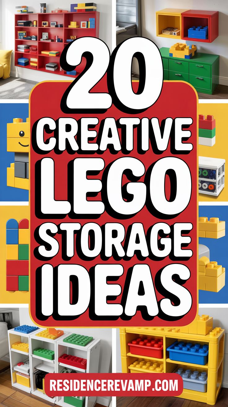 20 Creative Lego Storage Ideas for Organizing Your Collection ...