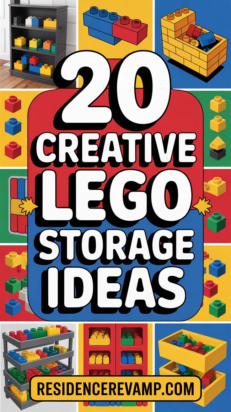 20 Creative Lego Storage Ideas for Organizing Your Collection ...