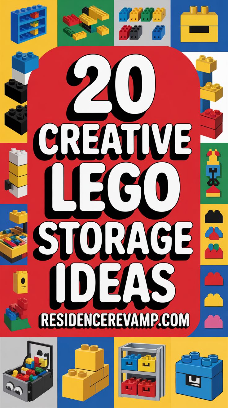 20 Creative Lego Storage Ideas for Organizing Your Collection ...